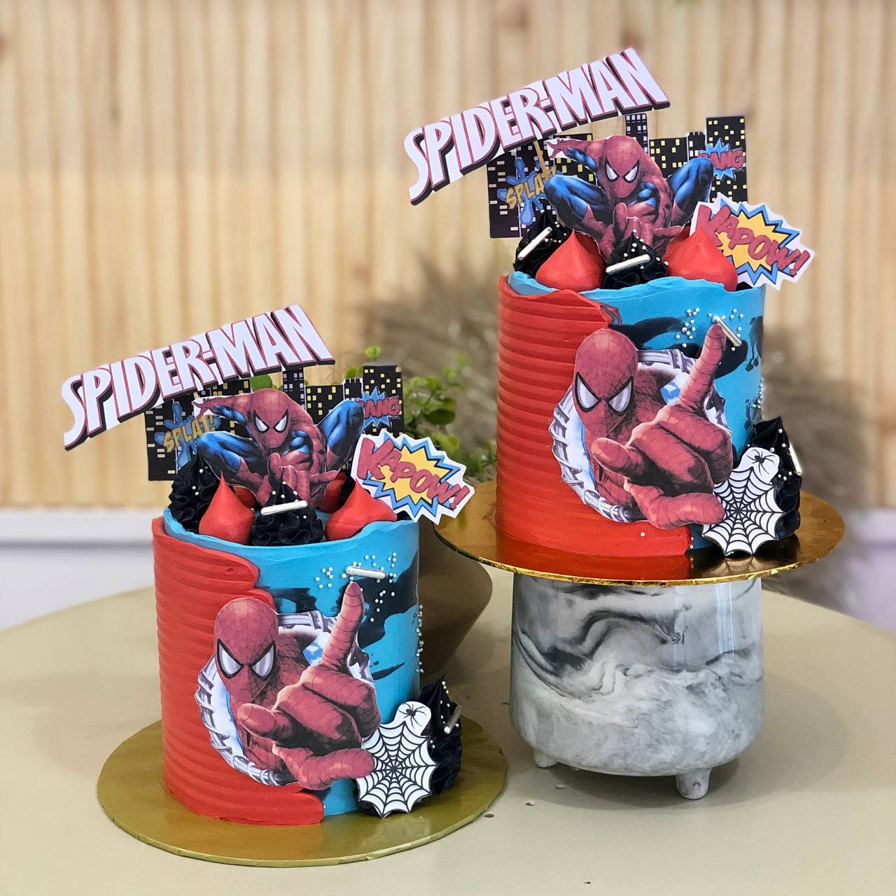 Kapoww!! Spidey Petite Cake (Ready Made Wangsa Maju) - SugarCandy