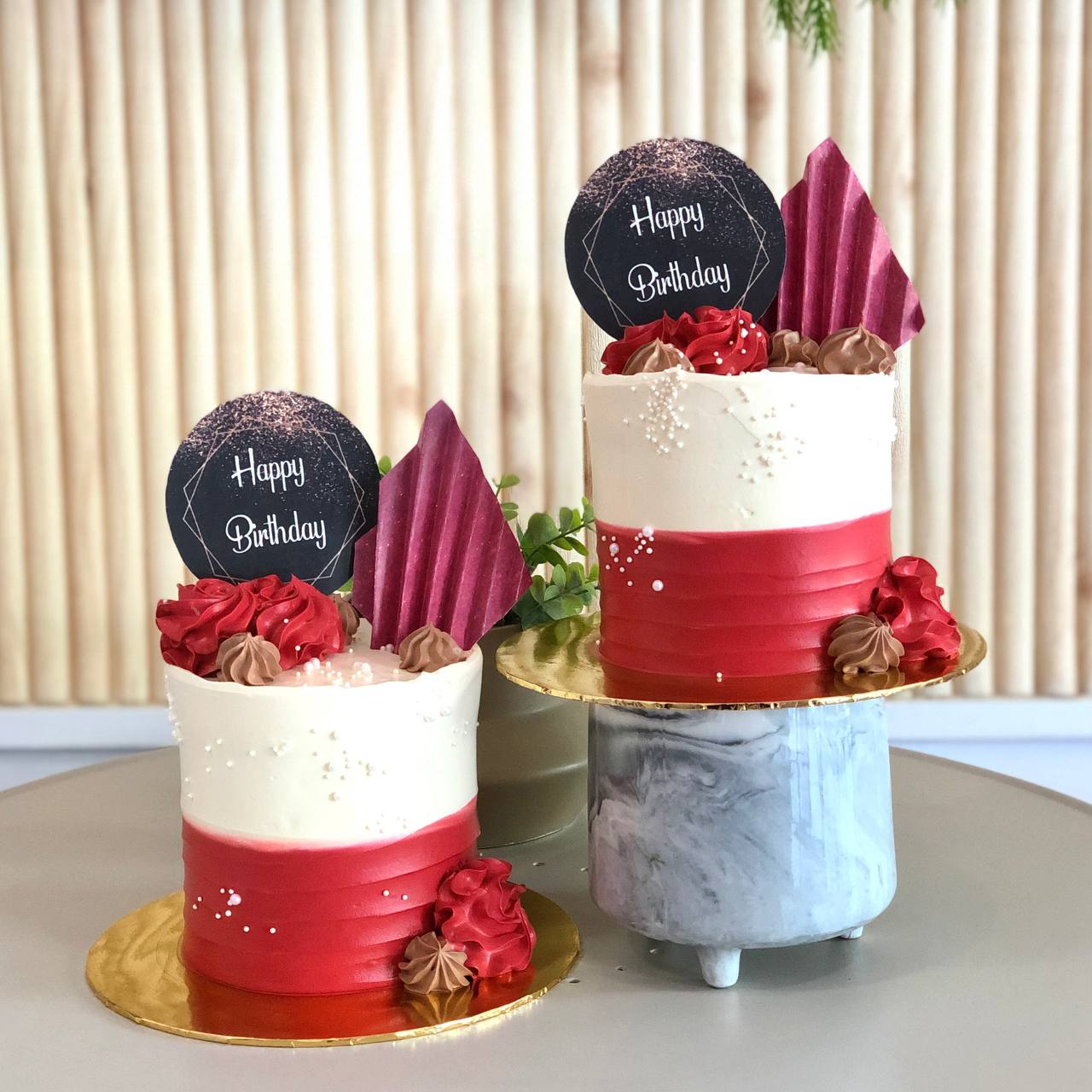 Maroon Spark Petite Cake (Ready Made Wangsa Maju) - SugarCandy